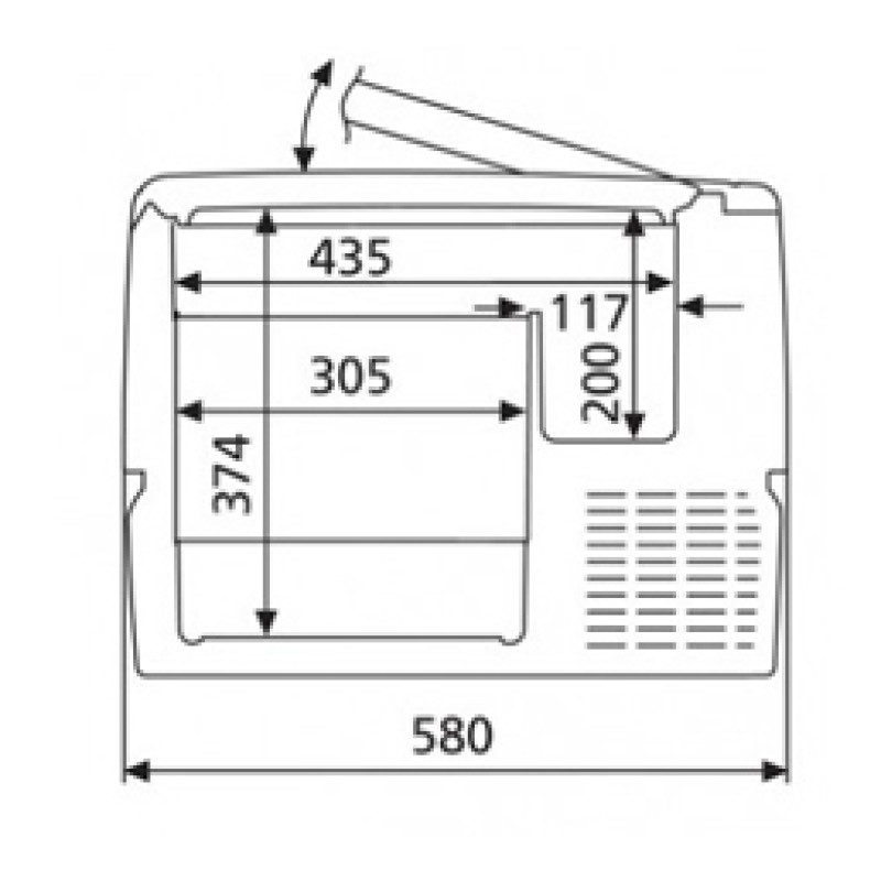 Geladeira Automotiva / Refrigerador Móvel Compressor DOMETIC CF 40 ...