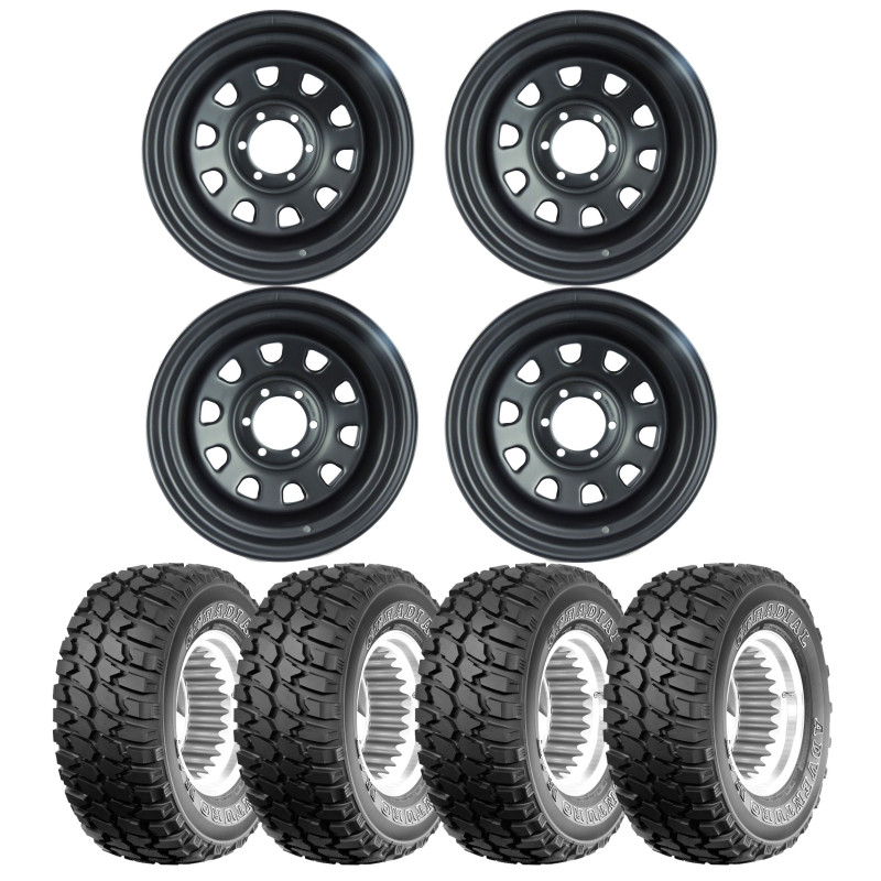 Combo Troller/Pick up, com 4 pneus e 4 rodas