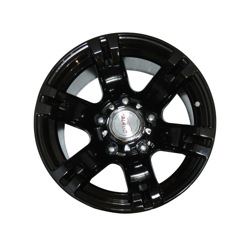 Roda 15x10 Gloss Black 5 x 139,7 offset -44 em Liga Leve Reforçada p ...