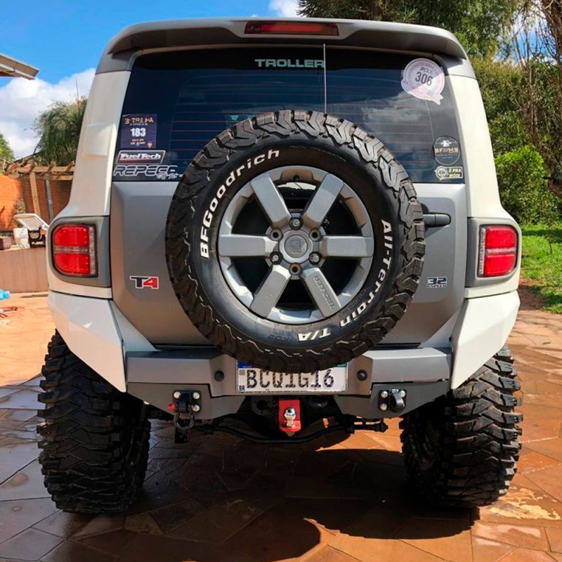 Par de Lentes da Lanterna Traseira - Novo Troller (Vermelha e Branca ...