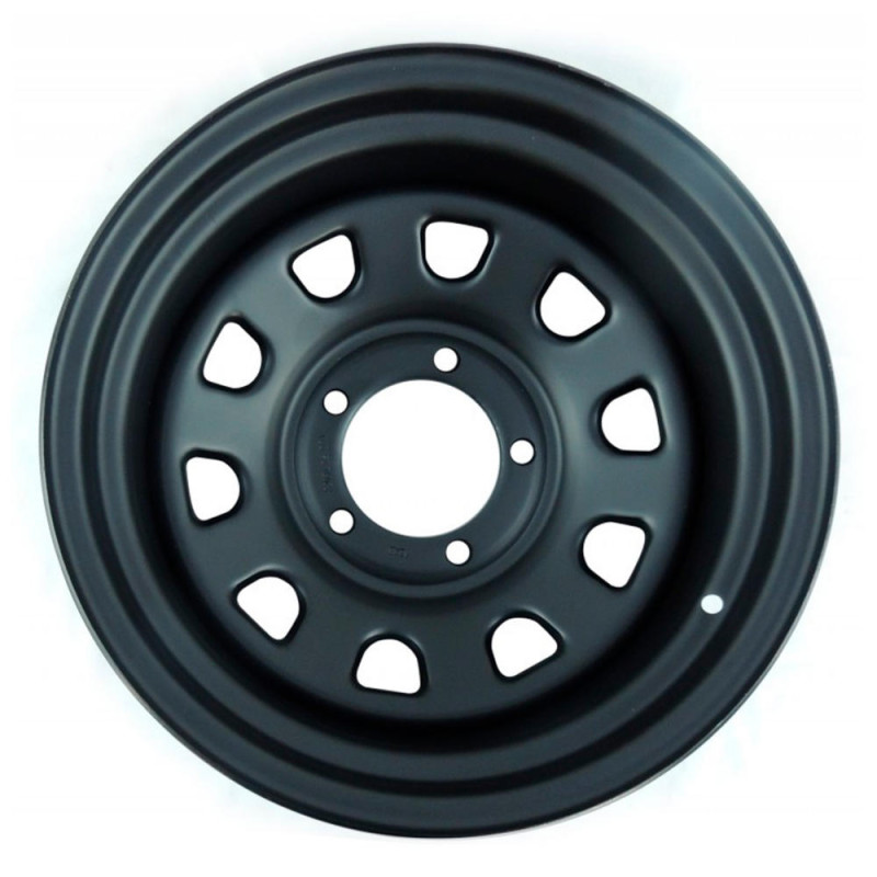 Roda Daytona Black em Aço (Estilo Mangels) 17x9, 5 Furos de 139,7 para ...