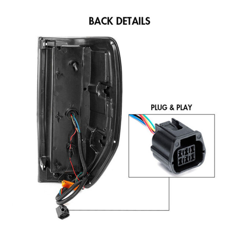 Lanterna Led Traseira Fumê Ford Ranger Raptor 2013 A 2023